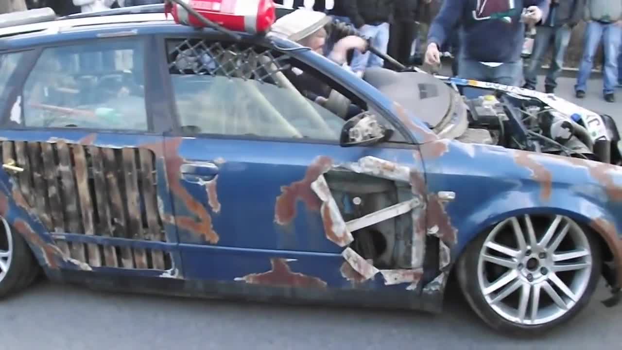 Audi A4 S-line avant rat style тунинг - Vbox7